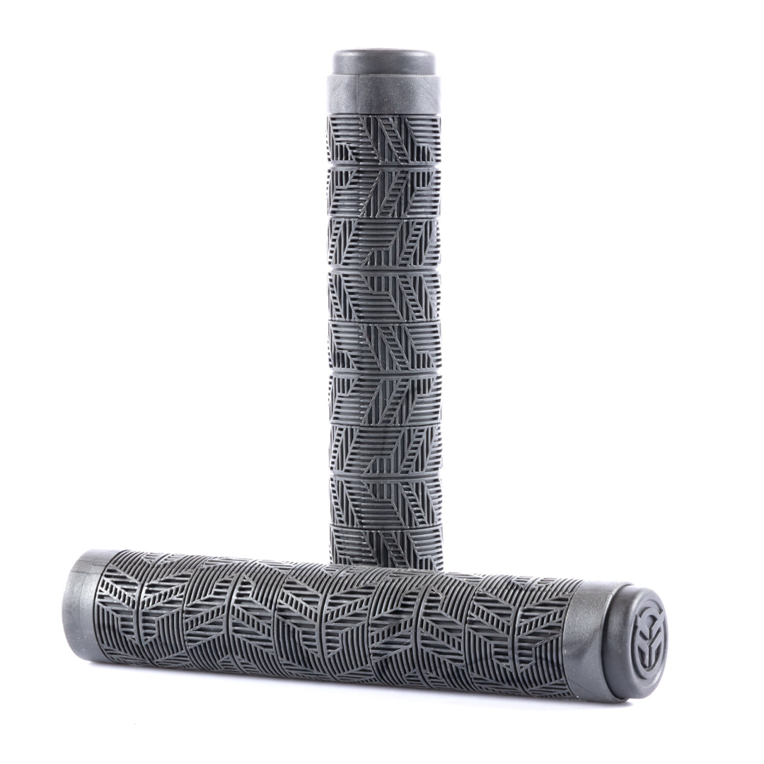 Federal Command Flangeless Grips Black / Dark Grey Marble – Custom Riders