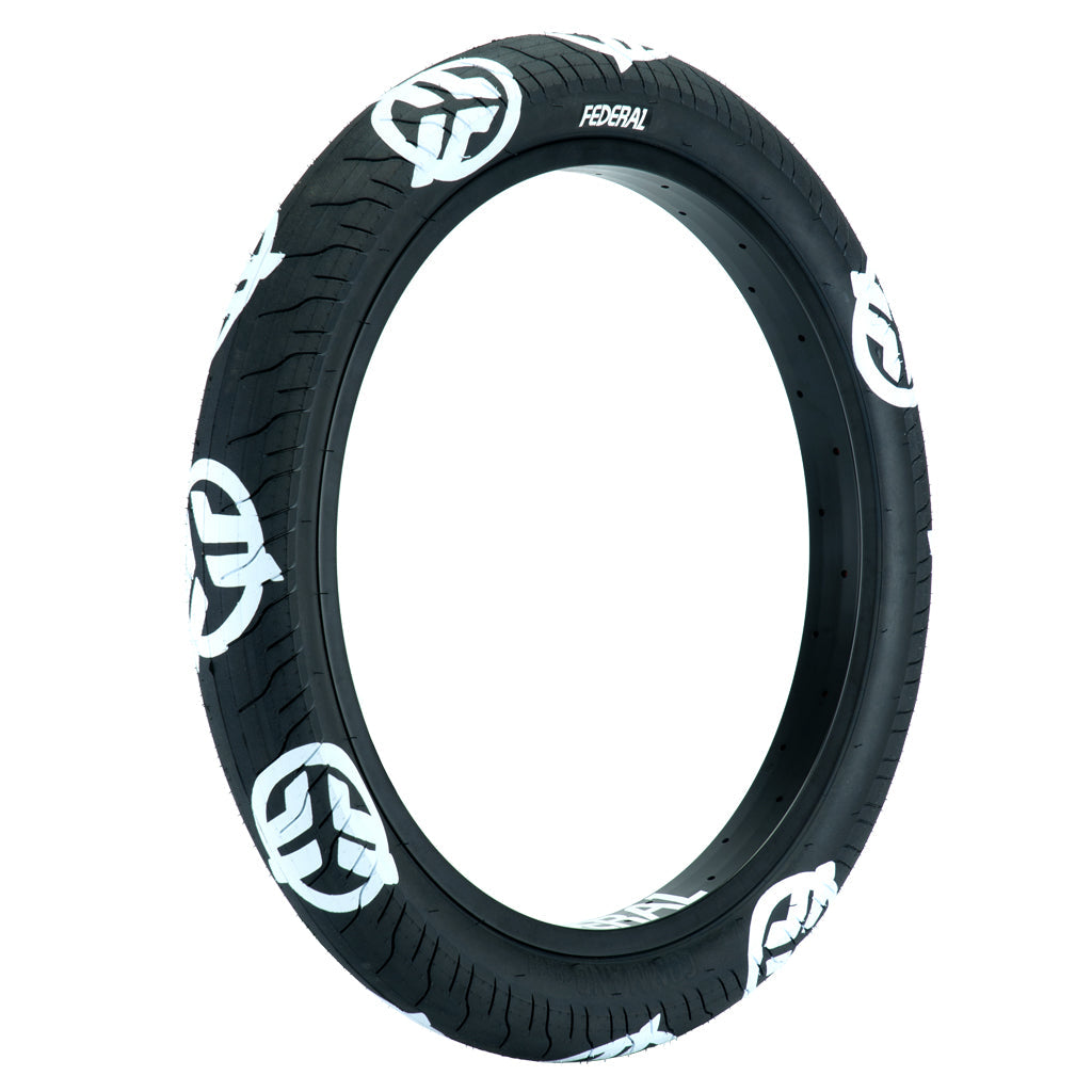 Federal Command LP Tyre 20" Black / White Logos 2.40" – Custom Riders