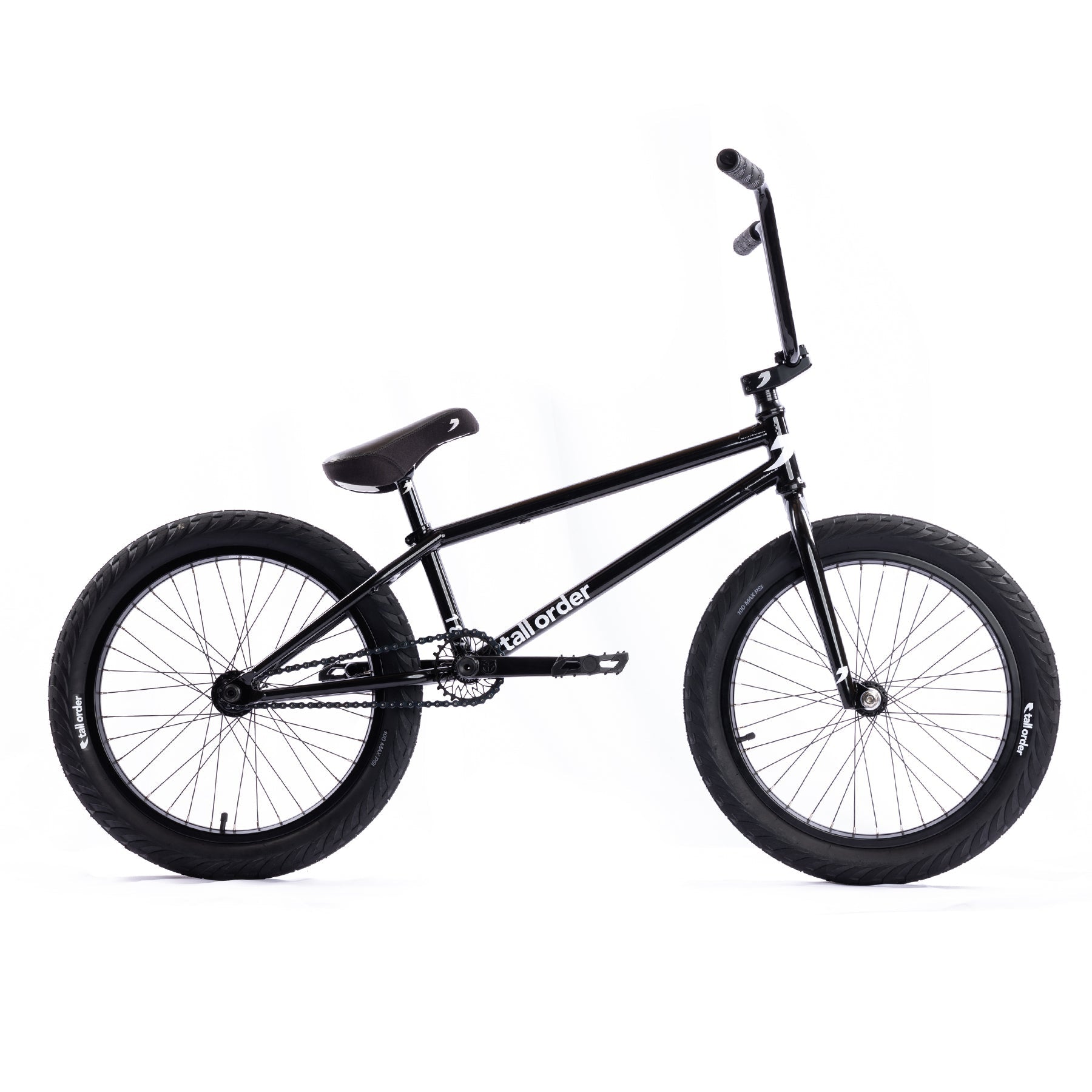 Tall Order 187 Complete 20" BMX Bike Black – Custom Riders